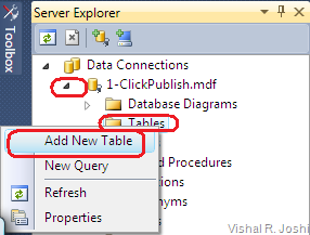 Vishal Joshi's Tangent: Creating a simple ASP.NET 4 Web App using ...